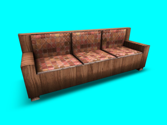Second Life Marketplace - Couch #1 COPY version - 1 Land Impact - FREE!