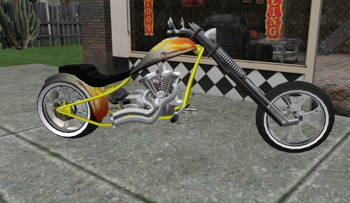 Second Life Marketplace - Flame Chopper V4.0 Series-II (boxed)