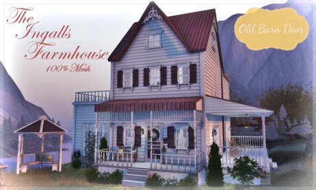 Second Life Marketplace - {OBD} The Ingalls Farmhouse & Gazebo