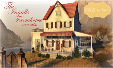 Second Life Marketplace - {OBD} The Ingalls Farmhouse & Gazebo