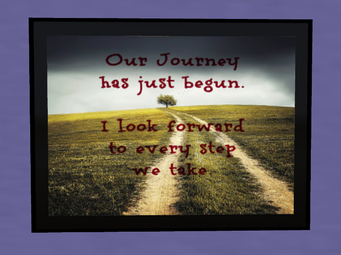 Second Life Marketplace Our Journey Gift Plaque