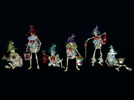 Second Life Marketplace - MSD - Christmas - Skeleton Lantern Gang - Set ...