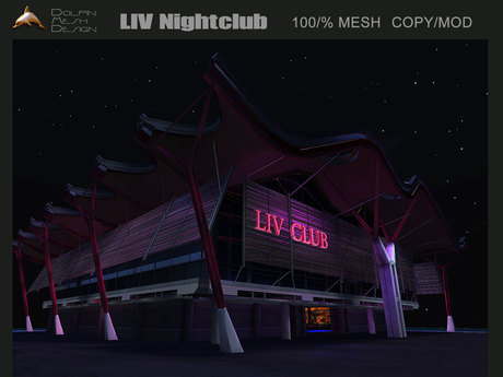 Second Life Marketplace - [Dolphin Design] ~LIV Nightclub
