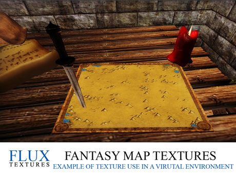 Second Life Marketplace - -FLUX- Fantasy Map Textures 1024 x 1024 ...