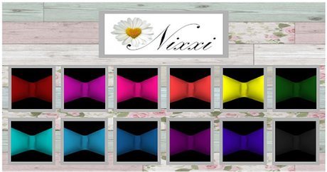 Second Life Marketplace - DEMO Nixxi Fashions - Tuxedo Top (12 Tie Colors)