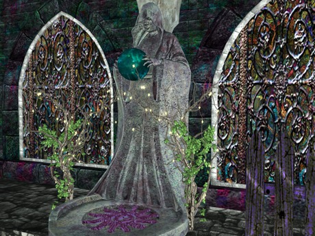 Second Life Marketplace - !ND_! The Fantasy Garden Watcher Statue Decor