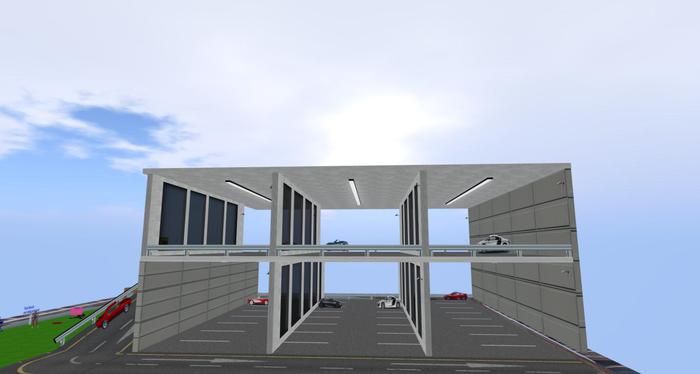 Second Life Marketplace - Above ground Parking Garage boxed