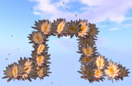 Second Life Marketplace - Silk Lotus Flower Architectural Arch