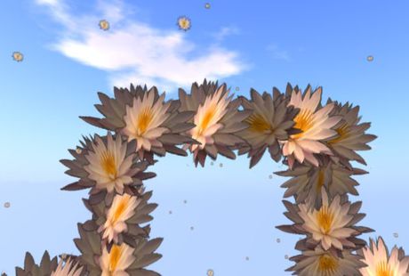 Second Life Marketplace - Silk Lotus Flower Architectural Arch