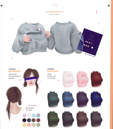 Second Life Marketplace - . offbeat . Sunny days limited gacha : none ...