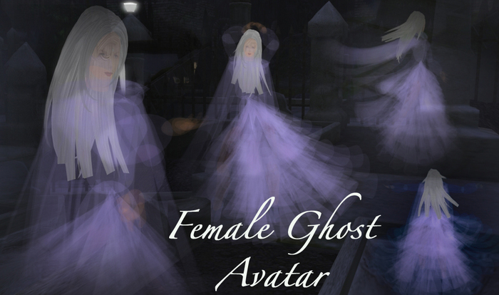 Second Life Marketplace - Halloween Female Ghost Avatar - HALLOWEEN ...