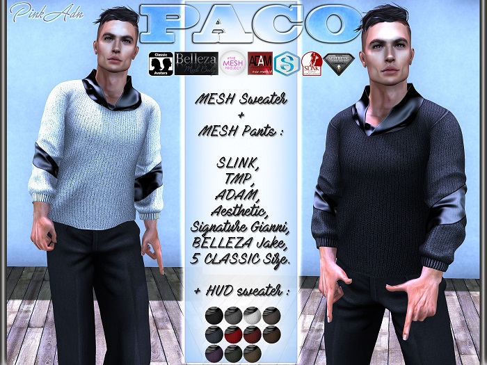 Second Life Marketplace - [AdN] demo Paco (slink tmp belleza signature ...