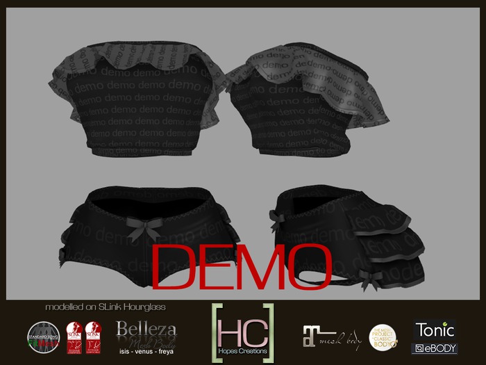 Second Life Marketplace - [HC] Ima DEMO Set for Classic & Mesh Bodies