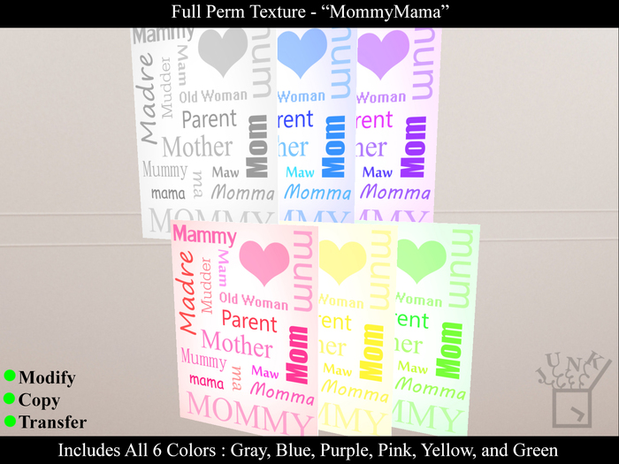 Second Life Marketplace - Junk.In.The.Box - TEXTURE - MommyMama (ALL 6 ...