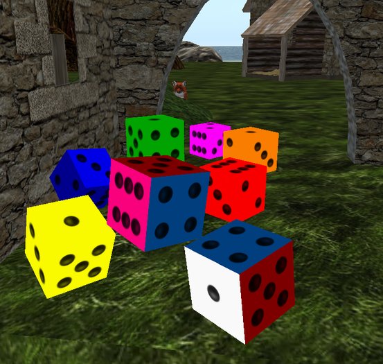 Second Life Marketplace - TEXTURES *AZ* Dice Textures white w. black ...