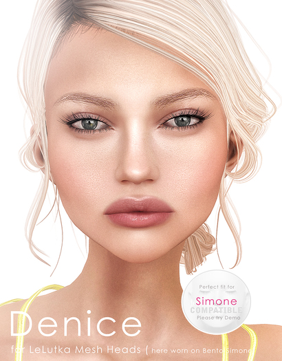 Second Life Marketplace - DeeTaleZ DEMO *Appliers* LeLutka Heads "Face ...