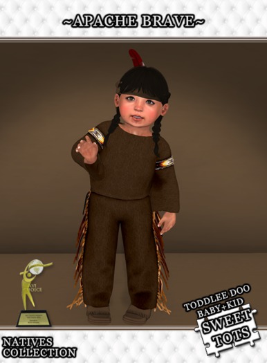 Second Life Marketplace - ~*Sweet Tots*~ TD~ Natives B~ Apache Brave