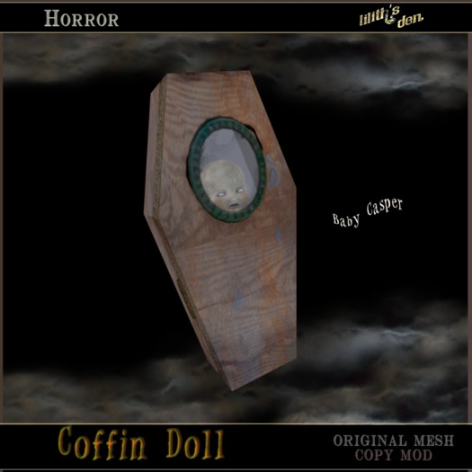 Second Life Marketplace - Lilith's Den Coffin Doll Casper