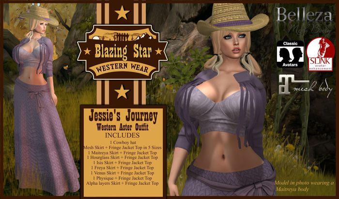 Second Life Marketplace - *BLAZING STAR*Jessies' Journey-Western Aster