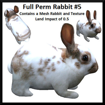 Second Life Marketplace - Full Perm Rabbit #5