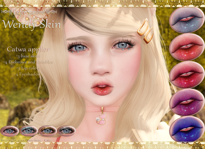 Second Life Marketplace - (Enfer Sombre*) Catwa Applier - Wendy Skin DEMO