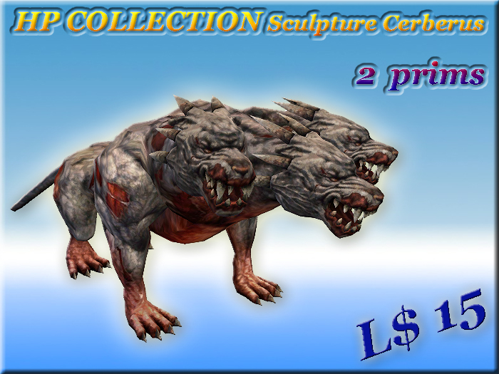 Second Life Marketplace - HP COLLECTION Sculpture Cerberus (2 prim ...