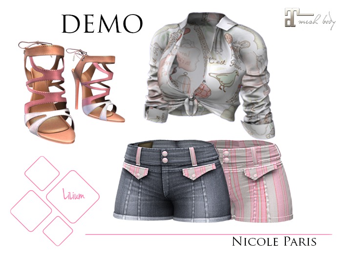 Second Life Marketplace - Lilium Demo - Nicole Outfit Maitreya
