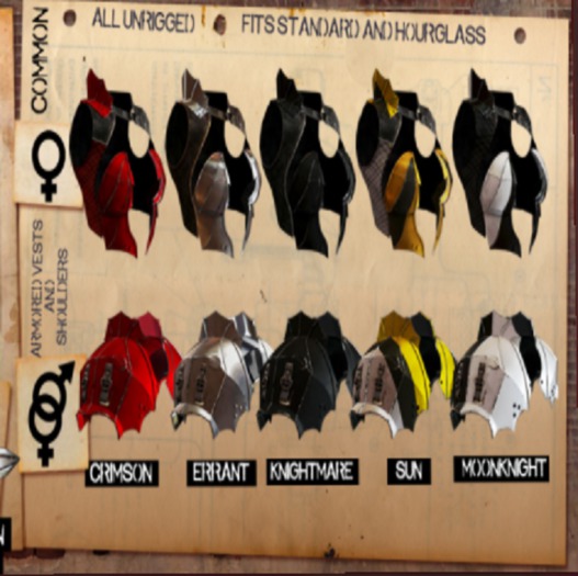 Second Life Marketplace - RO - The Quest - Armored Vest - MoonKnight