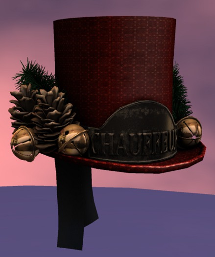 Second Life Marketplace - RO - Sleigh Bells - Berry Tophat
