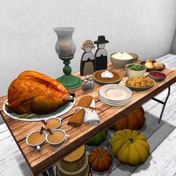 Second Life Marketplace - Nana's Thanksgiving Buffet