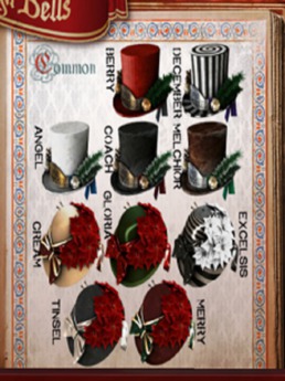 Second Life Marketplace - RO - Sleigh Bells - Merry Hat