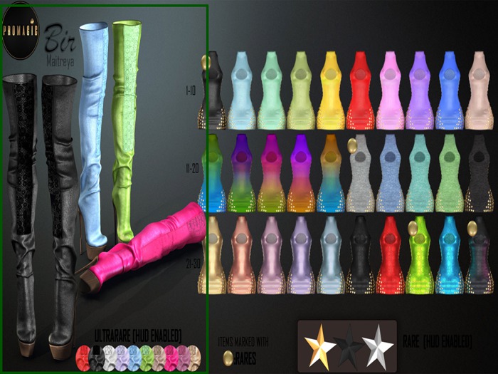Second Life Marketplace - *PROMAGIC* -Bir Boots+HUD - ULTRARARE