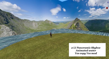 Second Life Marketplace - skybox - Panoramic skybox with animated water ...