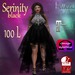 Second Life Marketplace - Serinity Black maitreya belezza slink omega