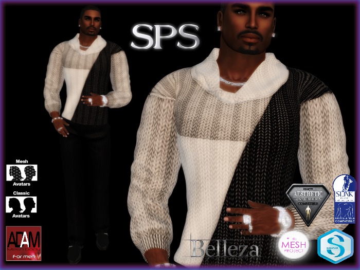 Second Life Marketplace - (GI) Sweater & Pants Black