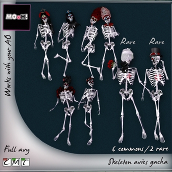 Second Life Marketplace - MOoH! Simone skeleton, Complete Avi