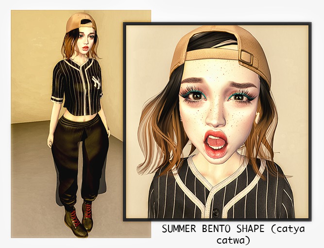 Second Life Marketplace - SUMMER BENTO SHAPE (catya catwa)