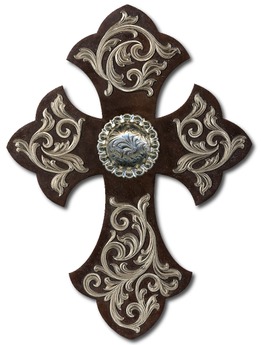 Second Life Marketplace - Wall Decor - Cross - Scrolled