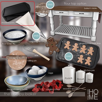 Second Life Marketplace - [PM]Pixel Mode THB - Stacked Baking Pans