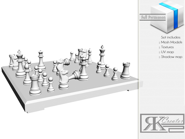 Second Life Marketplace - .::KR::. Chess Full Permission