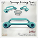 Second Life Marketplace - [V/W] Swoop Living Set Azure - Vintage 70s ...
