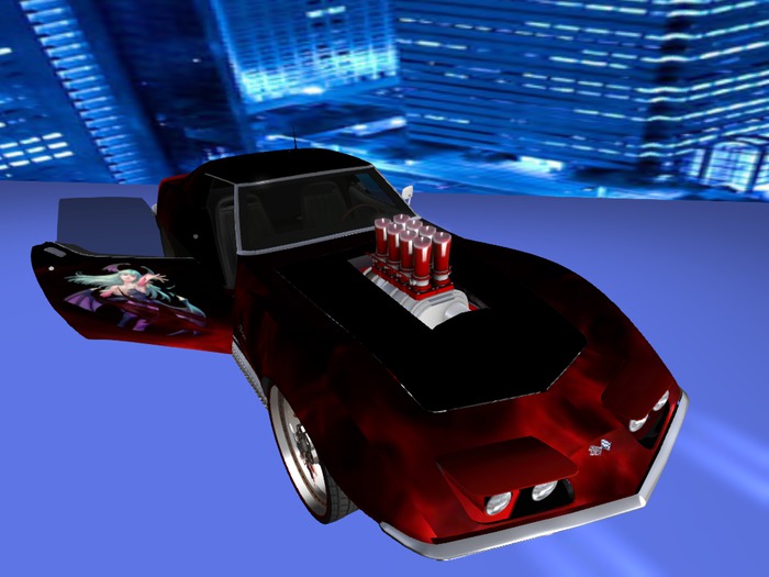 Second Life Marketplace - new scc 1969 corvette hell rider