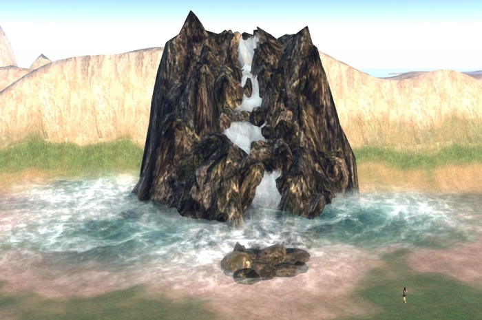 Second Life Marketplace - Anshe Chung Dark waterfall 1, 1.0 scripted