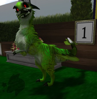 Second Life Marketplace - [Nochi] Green Tiger Raptor Mod -Boxed-