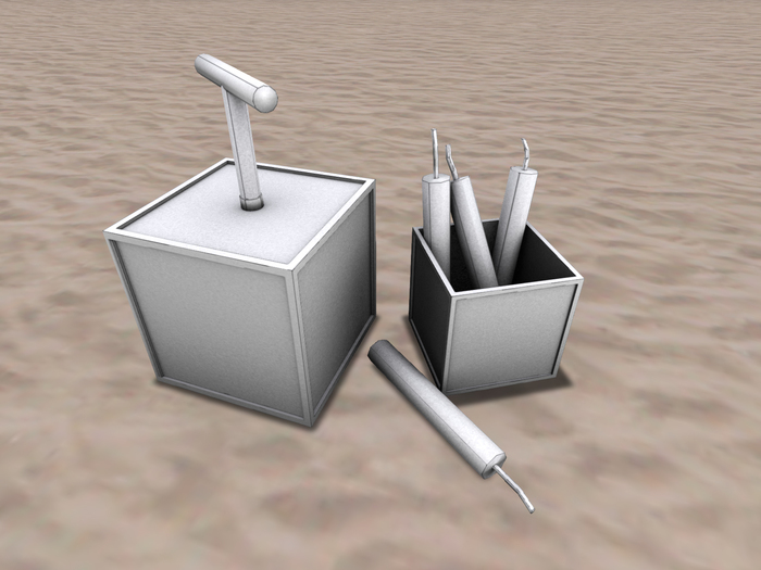 Second Life Marketplace - [COMIX]Explosives Set FULLPERM - 1 prim only