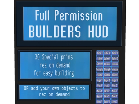 Second Life Marketplace - Builder HUD