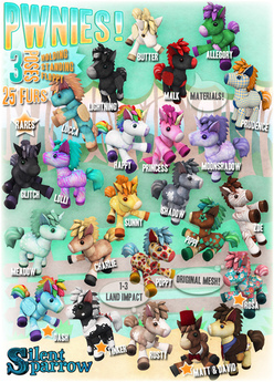 Second Life Marketplace - (Glitch) Pwnie Holding ~silentsparrow~