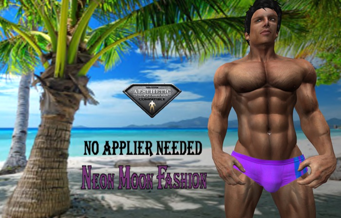 Second Life Marketplace - The Neon Moon Fashion Speedo purple