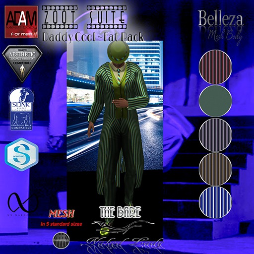 Second Life Marketplace - Zoot Suit~Daddy Cool~Fat Pack