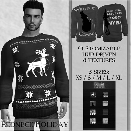 Second Life Marketplace - [Dixie Line] DEMO // Redneck Holiday Men's ...
